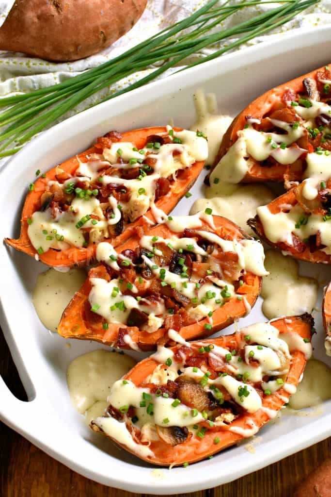 Loaded Baked Sweet Potatoes – Lemon Tree Dwelling