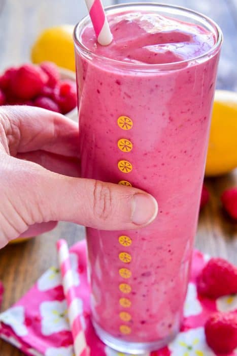 Lemon Raspberry Smoothie – Lemon Tree Dwelling