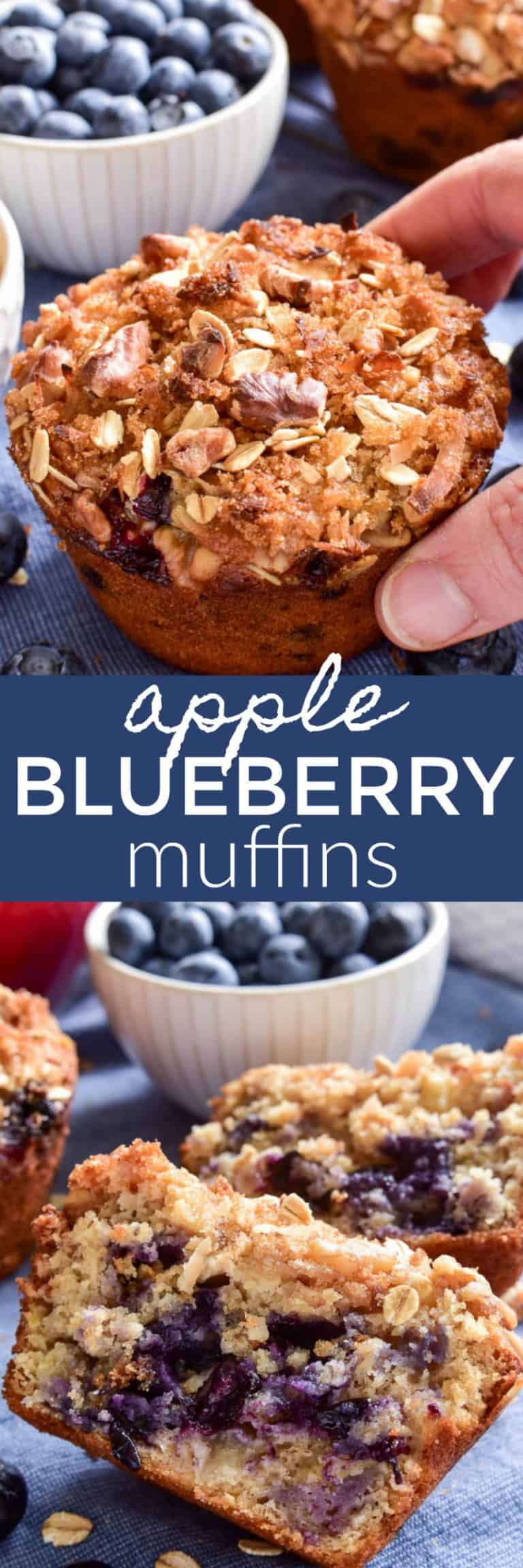 Superfood Apple Blueberry Muffins – Lemon Tree Dwelling