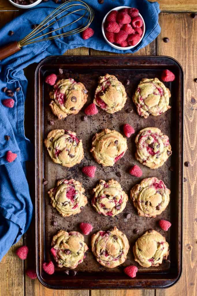 Raspberry Chocolate Chip Cookies – Lemon Tree Dwelling