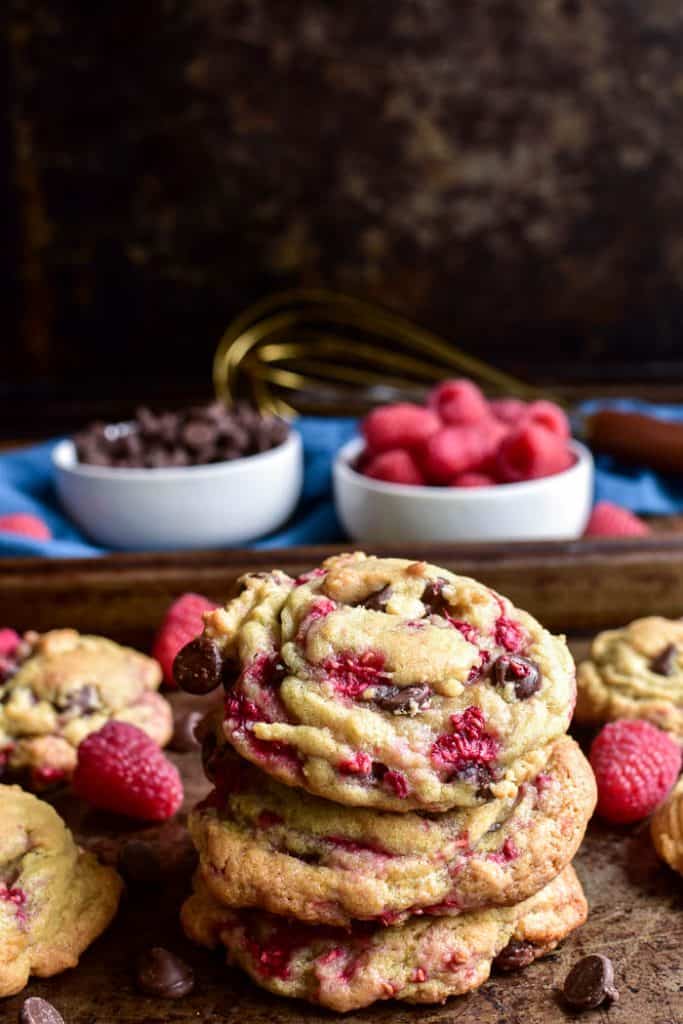 Raspberry Chocolate Chip Cookies – Lemon Tree Dwelling