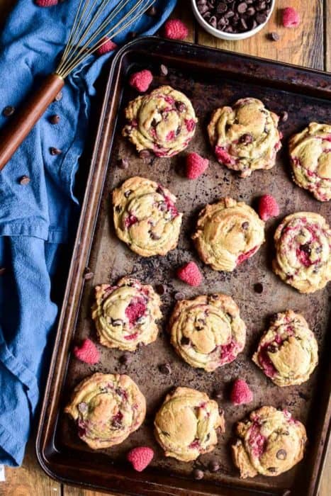 Raspberry Chocolate Chip Cookies – Lemon Tree Dwelling
