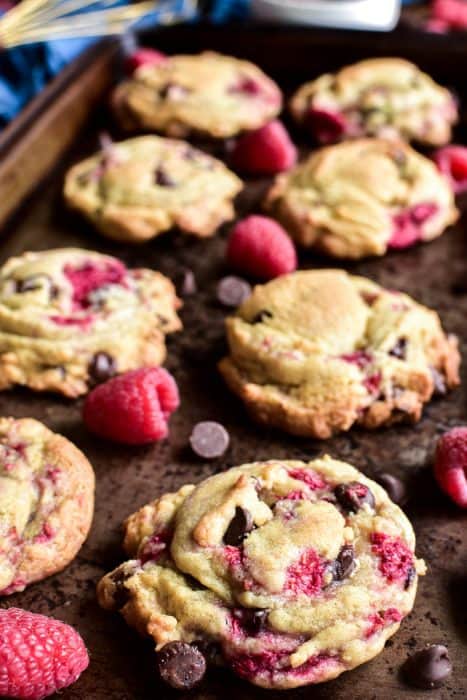 Raspberry Chocolate Chip Cookies – Lemon Tree Dwelling
