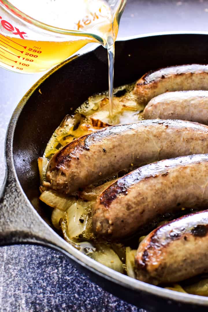Beer Brats with Beer Cheese Sauce – Lemon Tree Dwelling