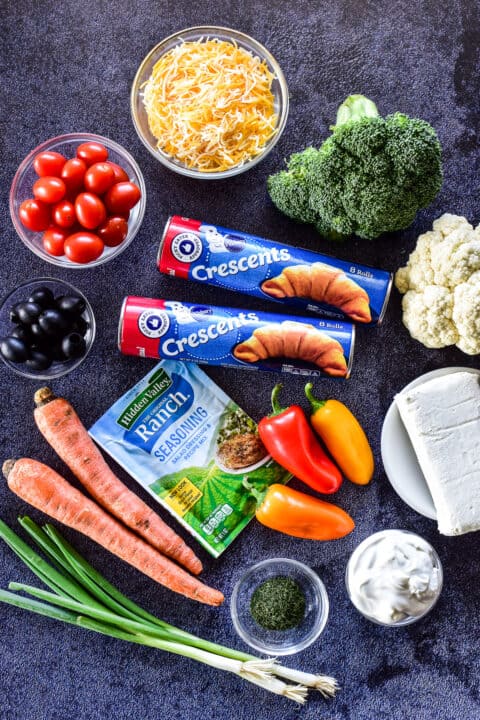 Crescent Roll Veggie Pizza – Lemon Tree Dwelling