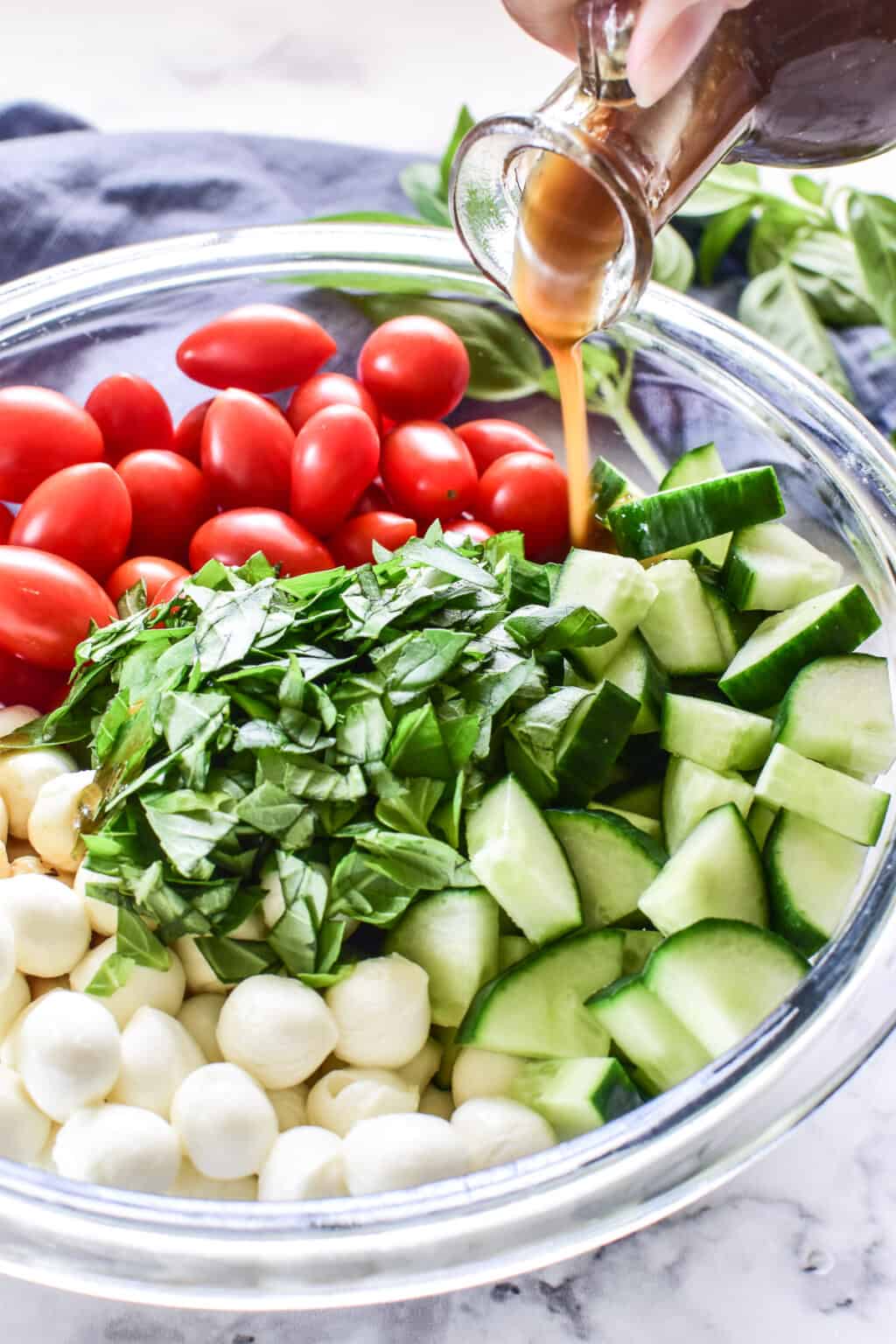 Cucumber Caprese Salad – Lemon Tree Dwelling