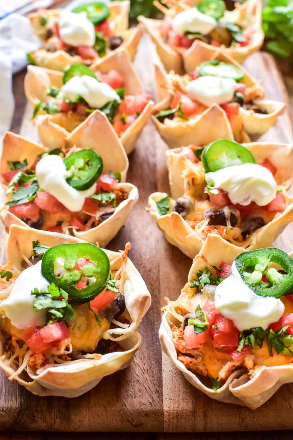 Chicken Nacho Wonton Cups – Lemon Tree Dwelling