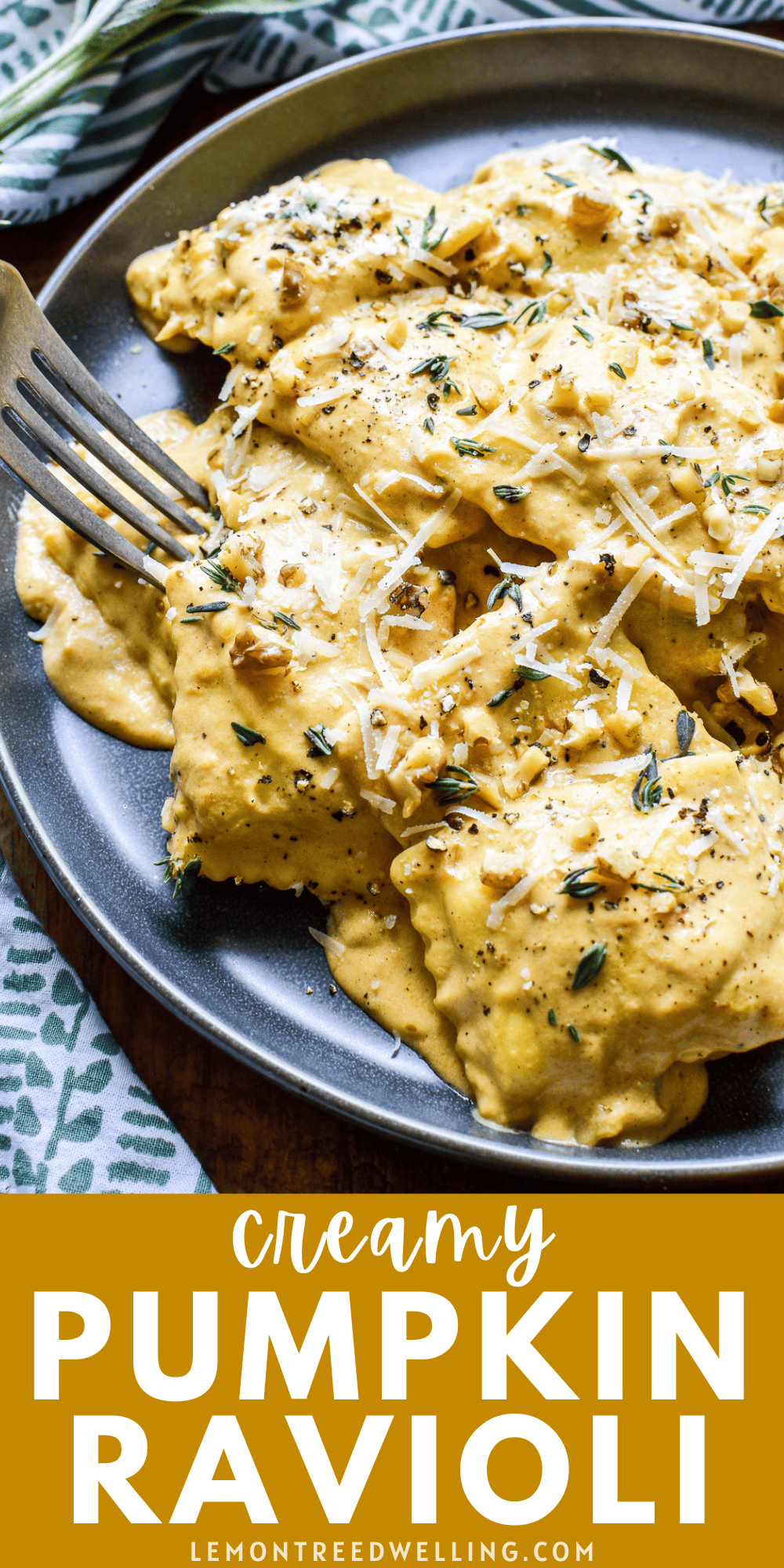 Creamy Pumpkin Ravioli – Lemon Tree Dwelling