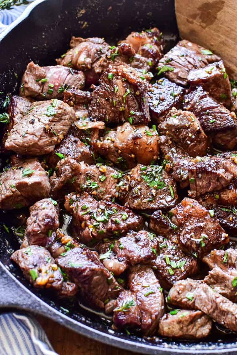 Garlic Butter Steak Bites – Lemon Tree Dwelling