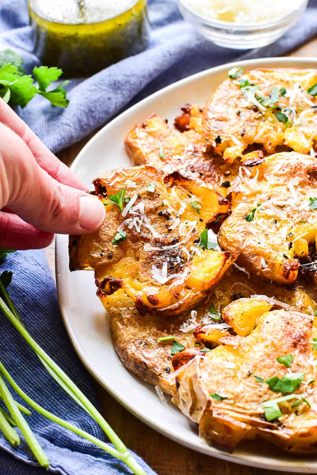 Crispy Smashed Potatoes – Lemon Tree Dwelling