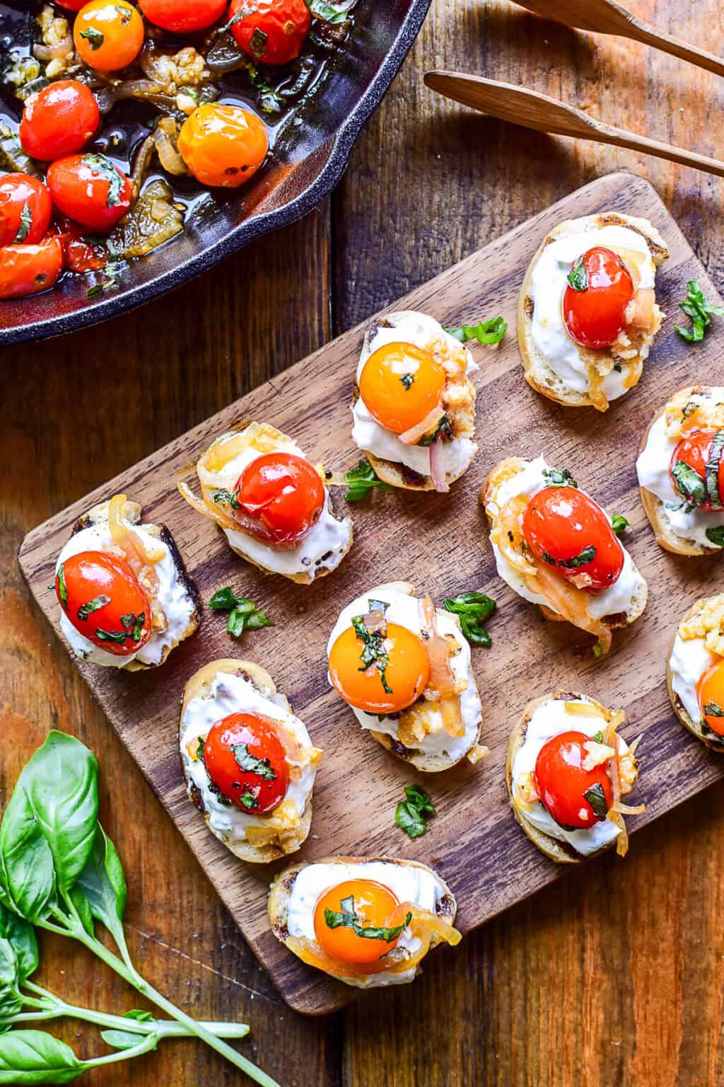 Blistered Tomato Bruschetta – Lemon Tree Dwelling