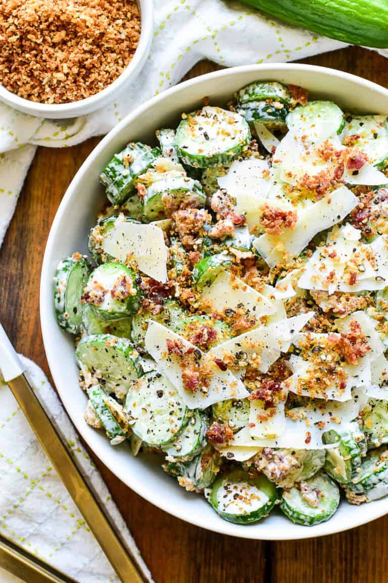 Cucumber Caesar Salad – Lemon Tree Dwelling