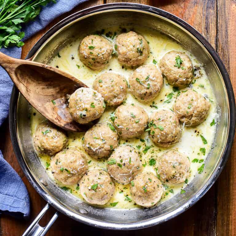 Chicken Piccata Meatballs – Lemon Tree Dwelling